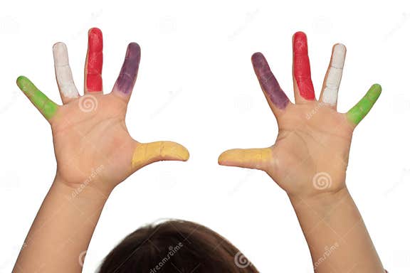 Kinderhände stockfoto. Bild von hand, unterstützung, mädchen - 28832646