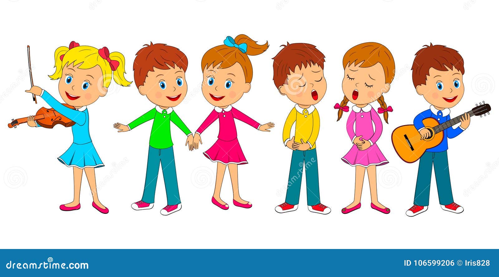 Kindertanz, Singen Und Spielen Musik Vektor Abbildung - Illustration ... Kindertanz, Singen Und Spielen Musik Vektor Abbildung - Illustration ...