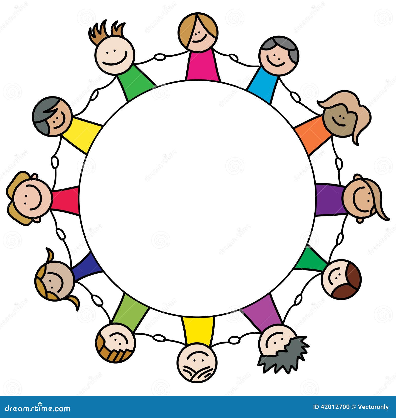 Kinderteam vektor abbildung. Illustration von vorstand - 42012700