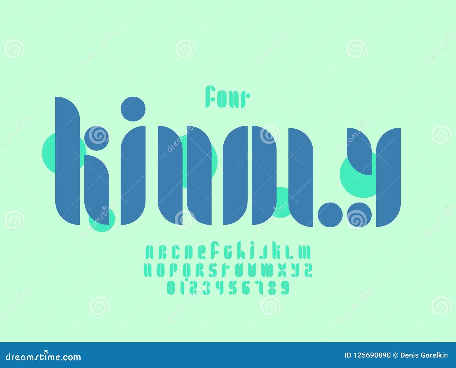 Kindly Font. Vector Alphabet | CartoonDealer.com #124235760