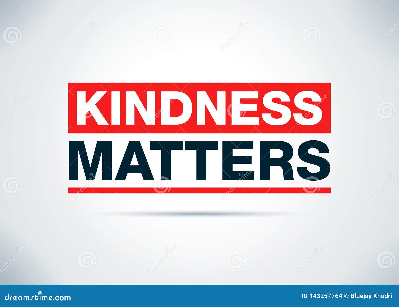 Kindness Matters Abstract Flat Background Design Illustration Stock ...