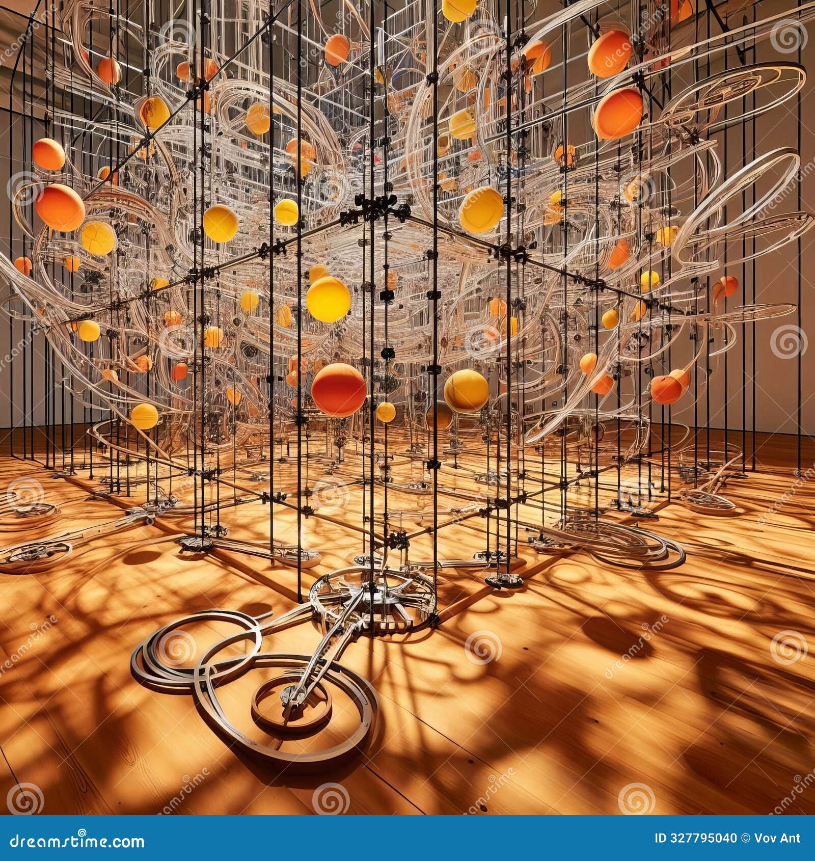 A Kinetic Art Installation that Uses Movableelements, Mechanica Stock ...