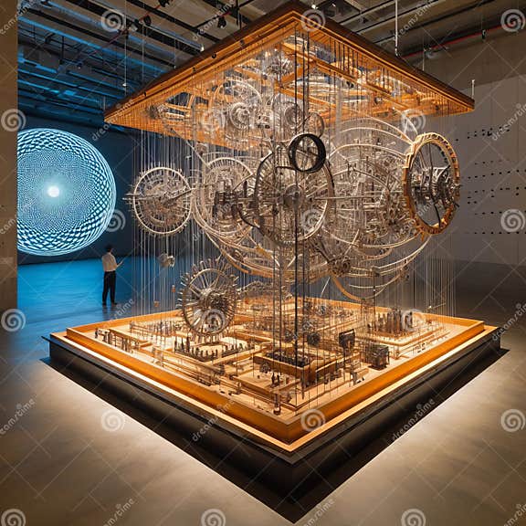 142 116. a Kinetic Art Installation that Usesmovable Elements Stock ...
