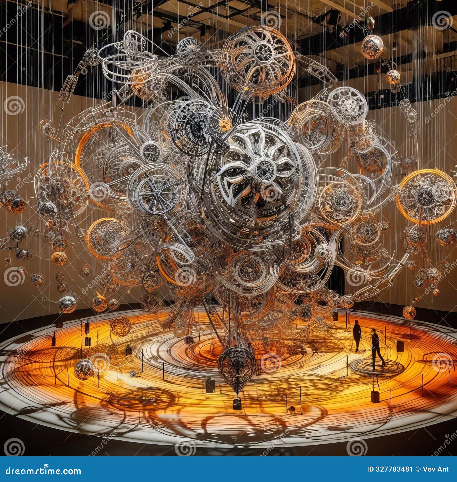 143 116. A Kinetic Art Installation That Usesmovable Elements Stock ...