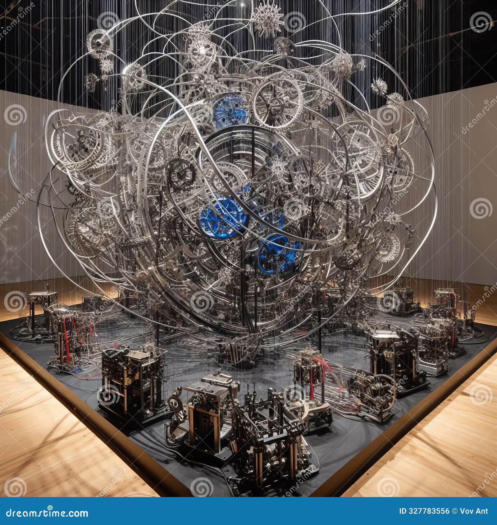144 116. A Kinetic Art Installation That Usesmovable Elements Royalty ...