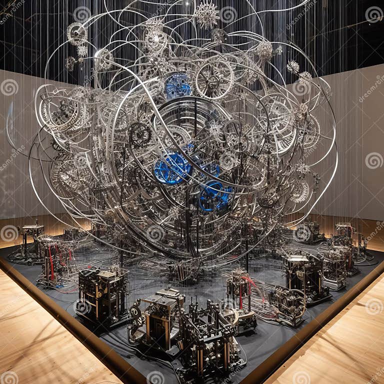 144 116. a Kinetic Art Installation that Usesmovable Elements Stock ...