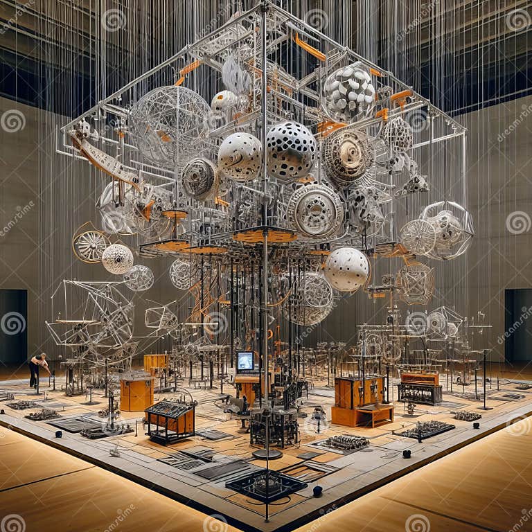 147 116. a Kinetic Art Installation that Usesmovable Elements Stock ...