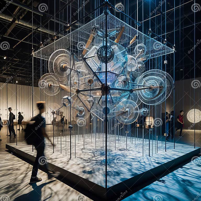 149 116. a Kinetic Art Installation that Usesmovable Elements Stock ...