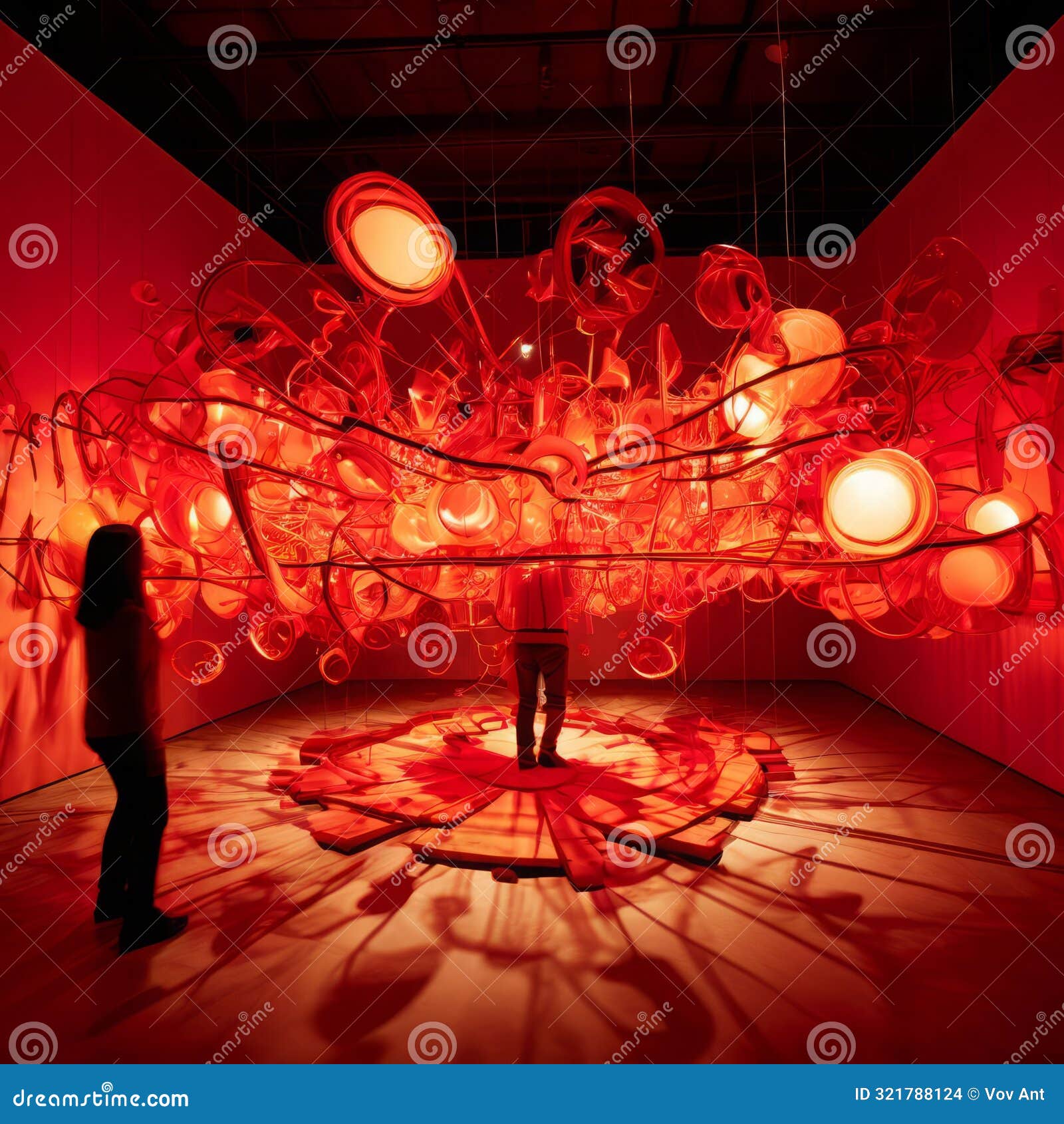 A Kinetic Art Installation That Uses Movable Elements Mechanicl Stock ...