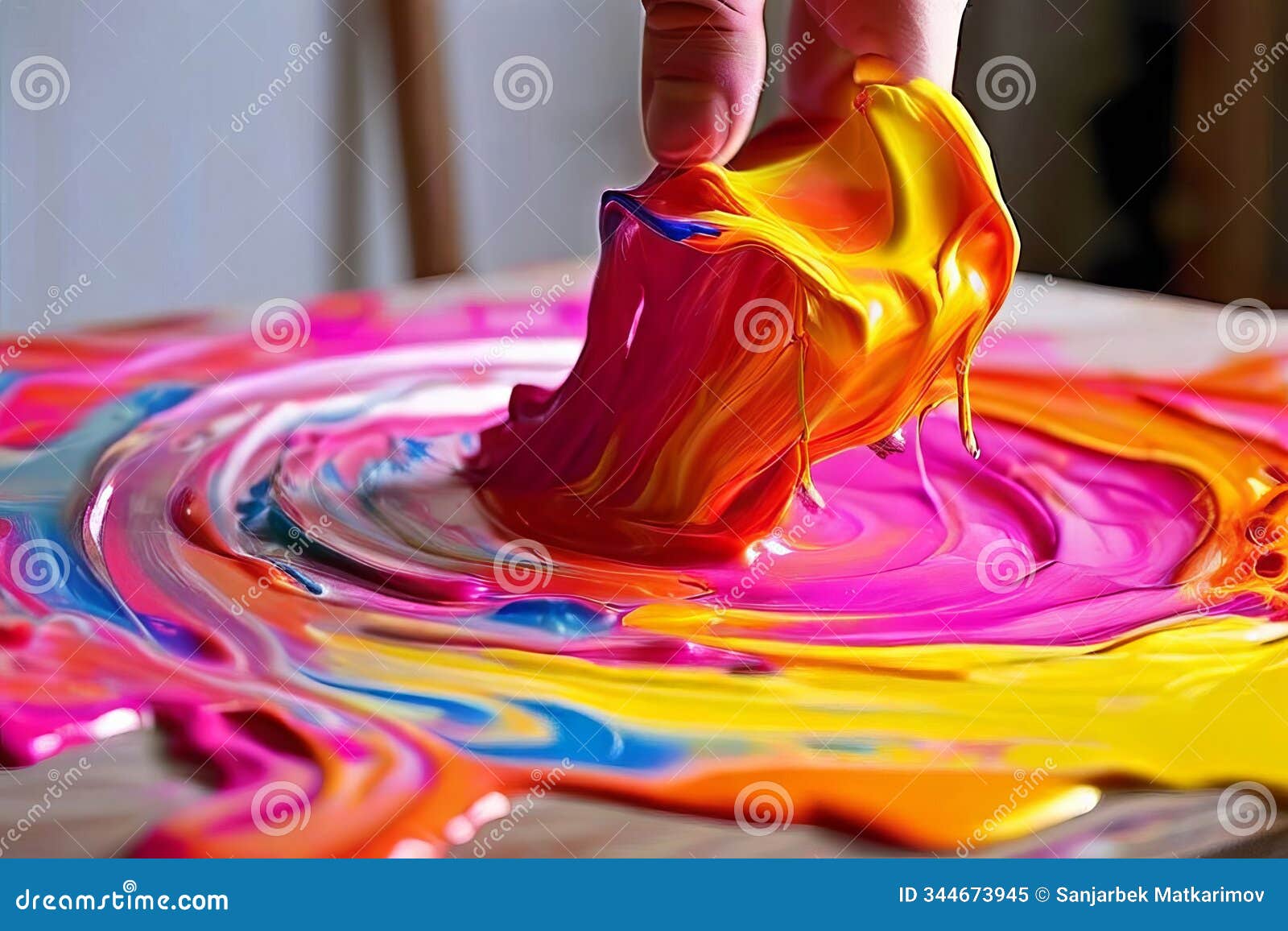 Kinetic Energy Paint Layer Converts Vibrations and Movement into Stock ...