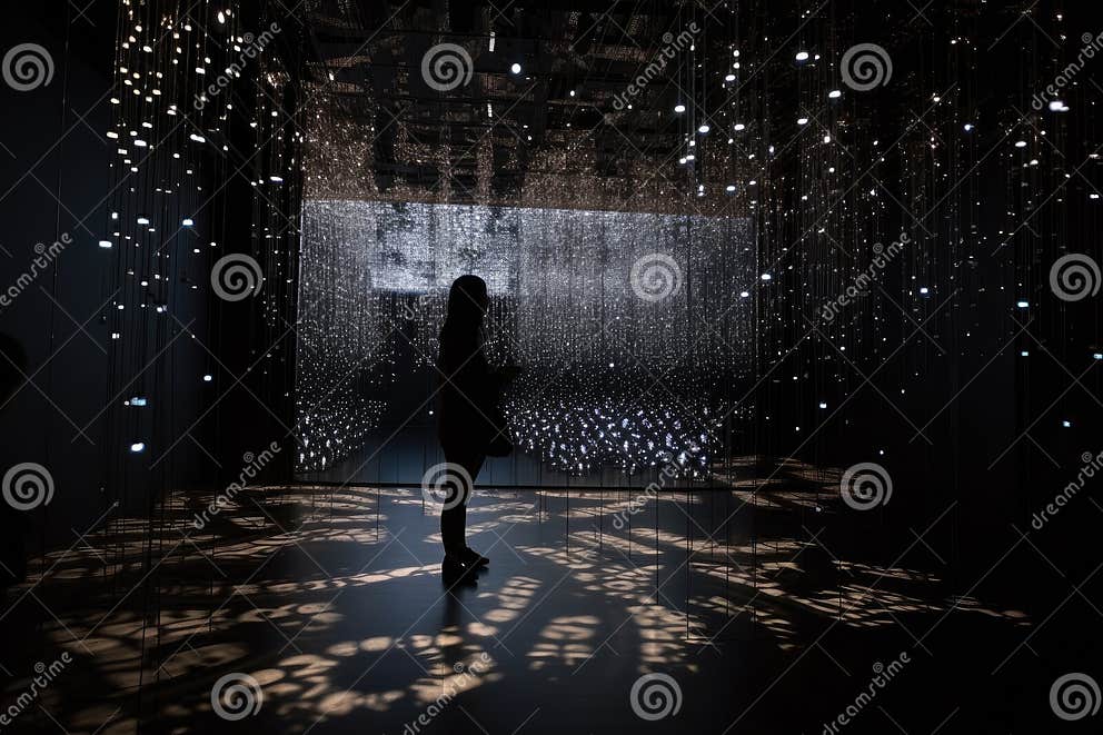 Kinetic and Interactive Art Installation with Mesmerizing Lights and ...