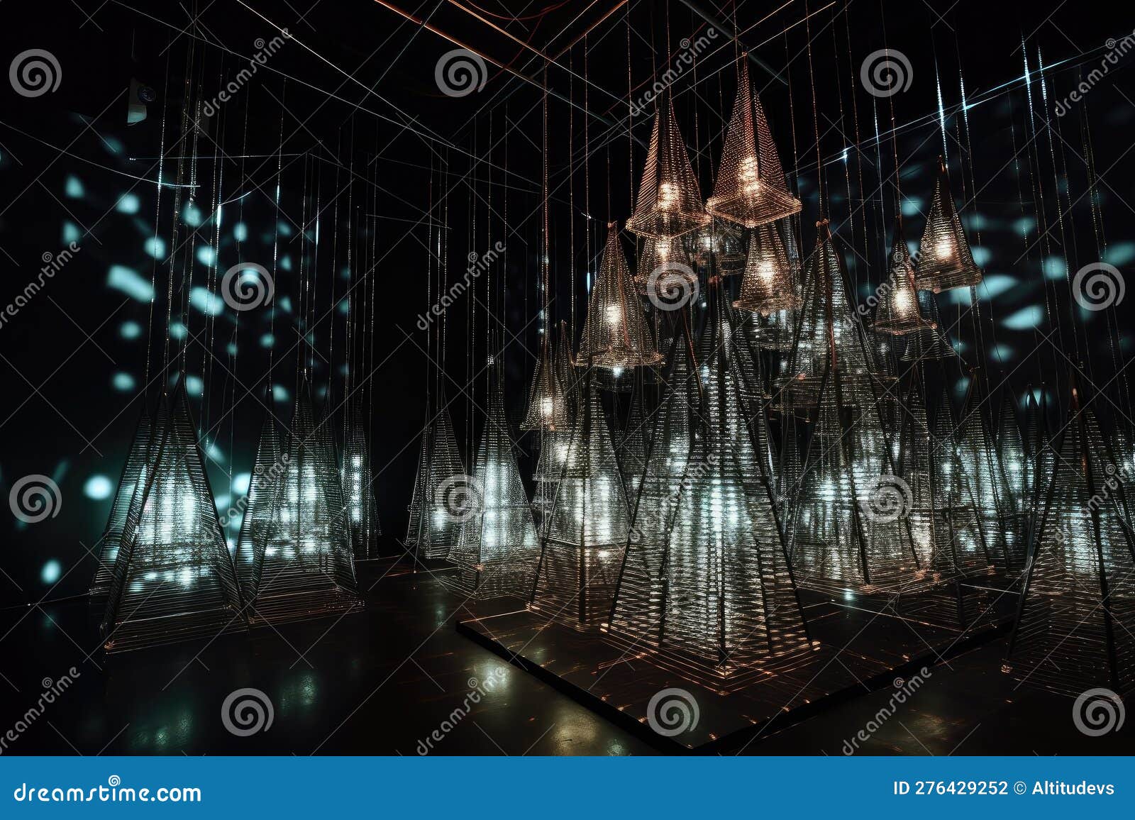 Kinetic and Interactive Geometric Art Installation with Mesmerizing ...