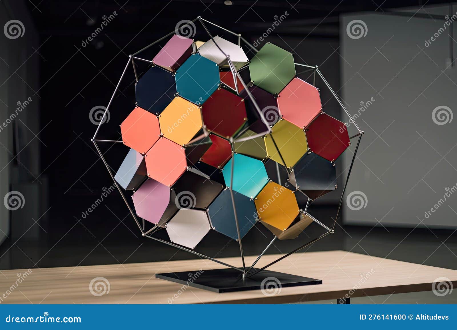 Kinetic and Interactive Piece Featuring Ever-changing Shapes and Colors ...
