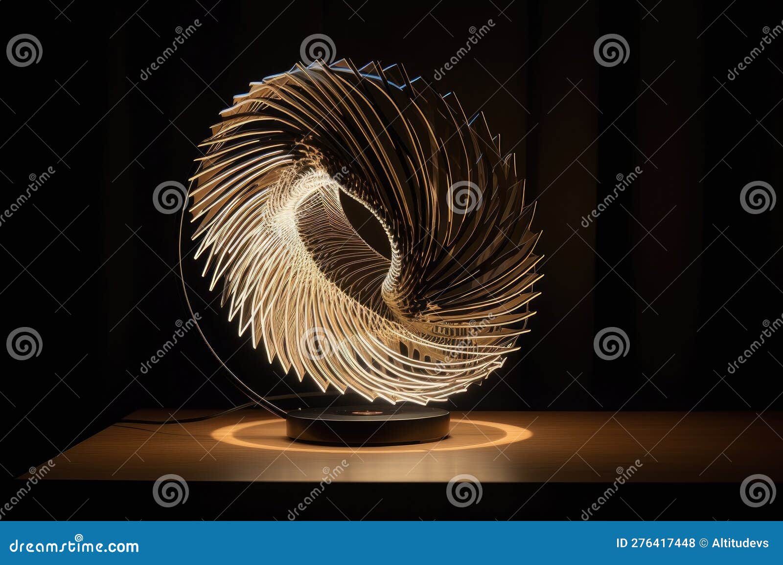 A Kinetic Light Sculpture that Changes with the Movement of a Hidden ...