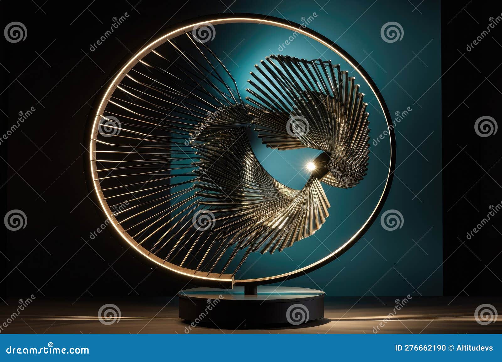 A Kinetic Light Sculpture that Changes with the Movement of a Hidden ...