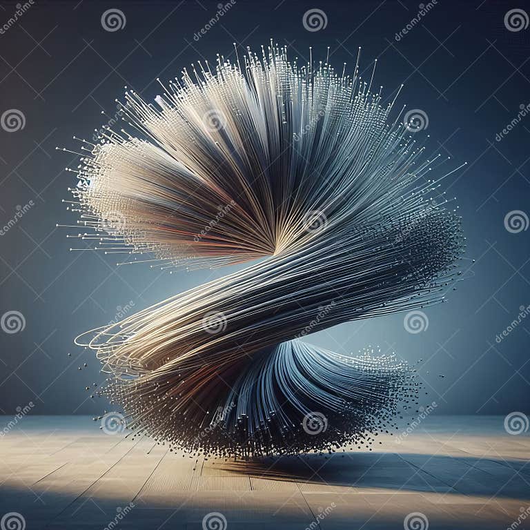 155 121. a Kinetic Sculpture that Moves an Changes Shape in Res Stock ...