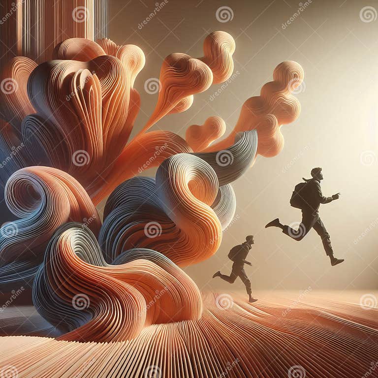 156 121. a Kinetic Sculpture that Moves an Changes Shape in Res Stock ...