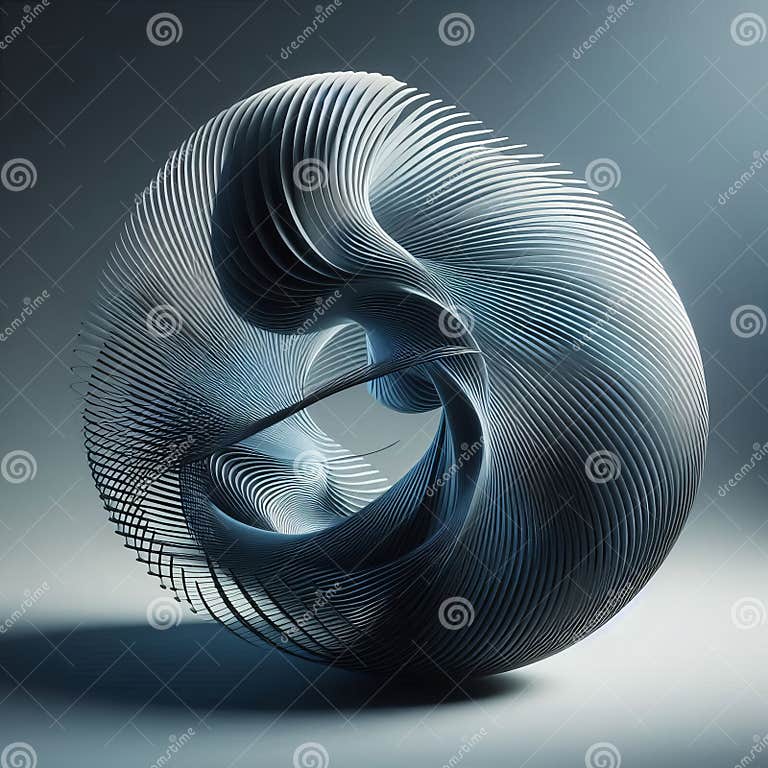 A Kinetic Sculpture that Moves and Change Shape in Response To Stock ...