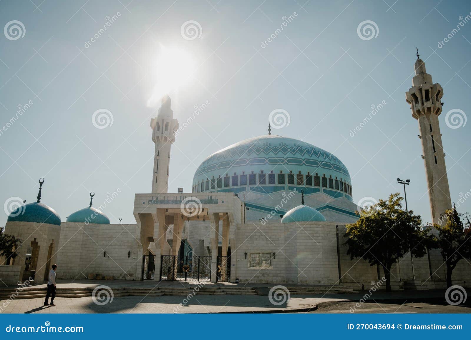 King Abdullah I Mosque in Amman, Jordan Stock Photo - Image of ...