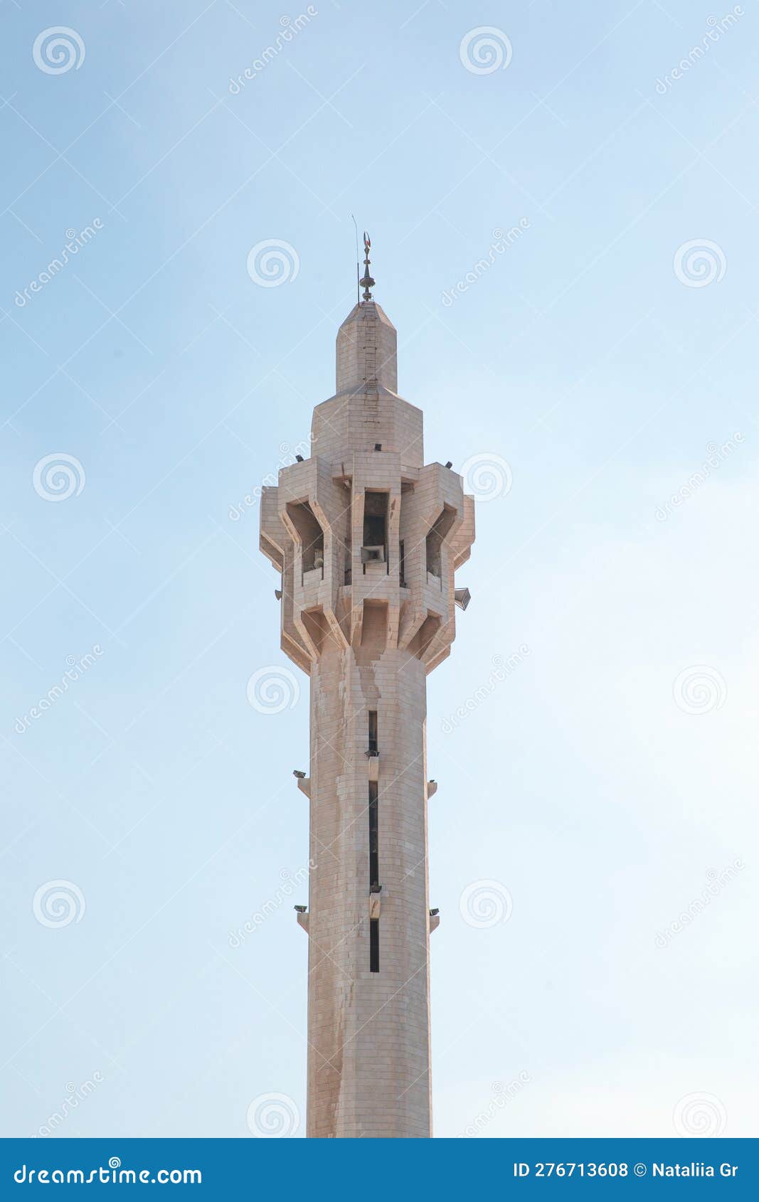 King Abdullah Mosque in Amman, Jordan Stock Photo - Image of middle ...