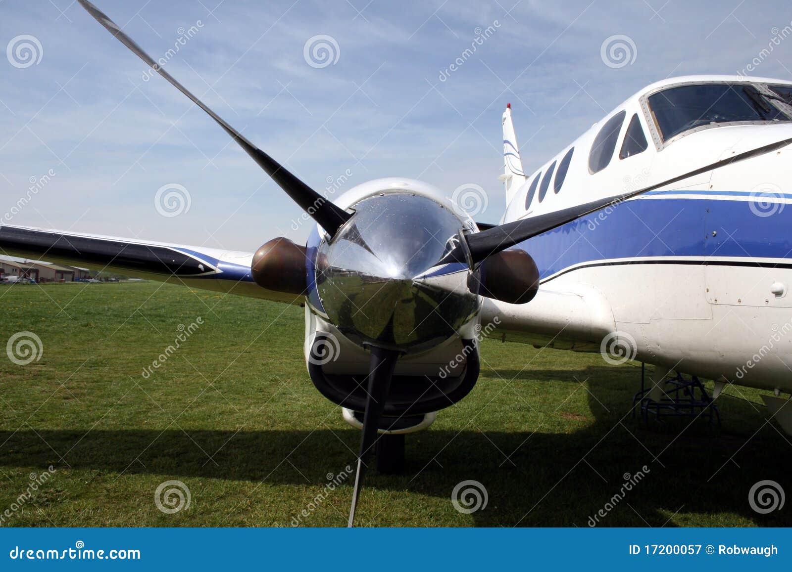 King Air Skydiving Jump Ship Stock Image - Image of steps, white: 17200057