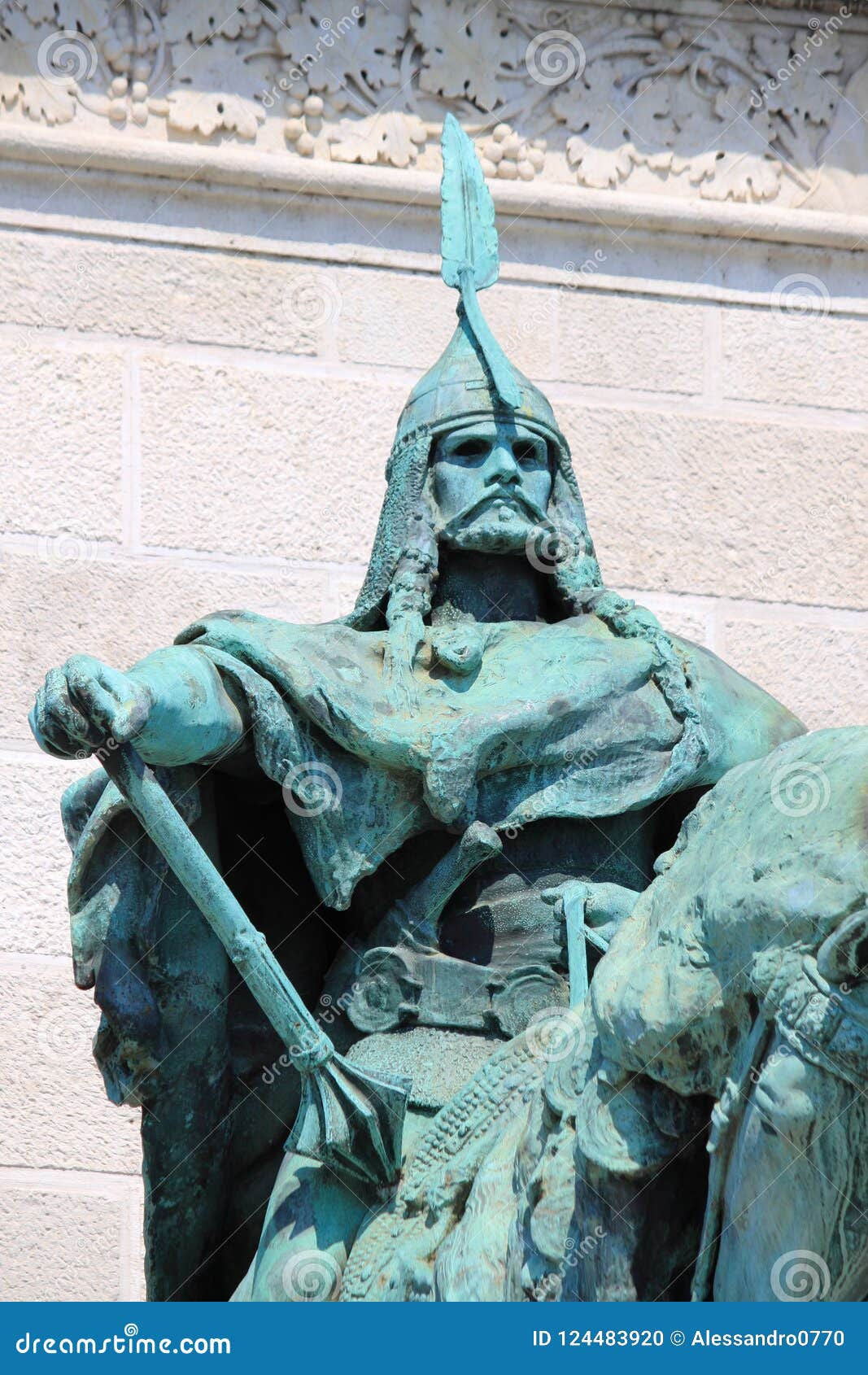 King Arpad stock photo. Image of horse, millenium, armor - 124483920