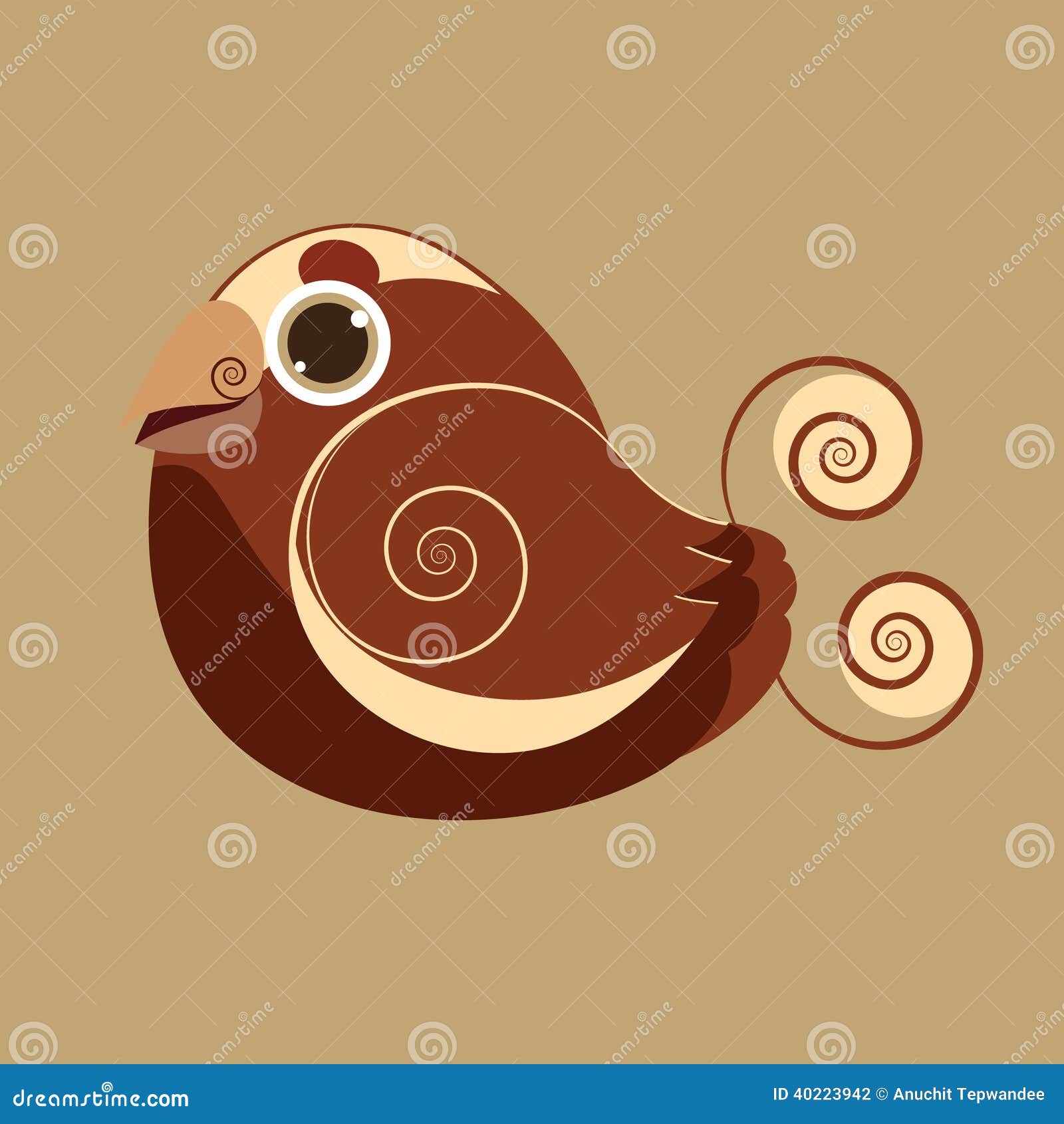 King Bird Of Paradise. Stock Illustration | CartoonDealer.com #269860606