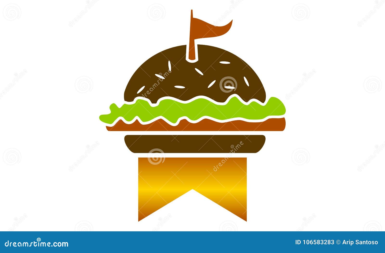 King Burger Logo Design Template Stock Vector - Illustration of cafe ...