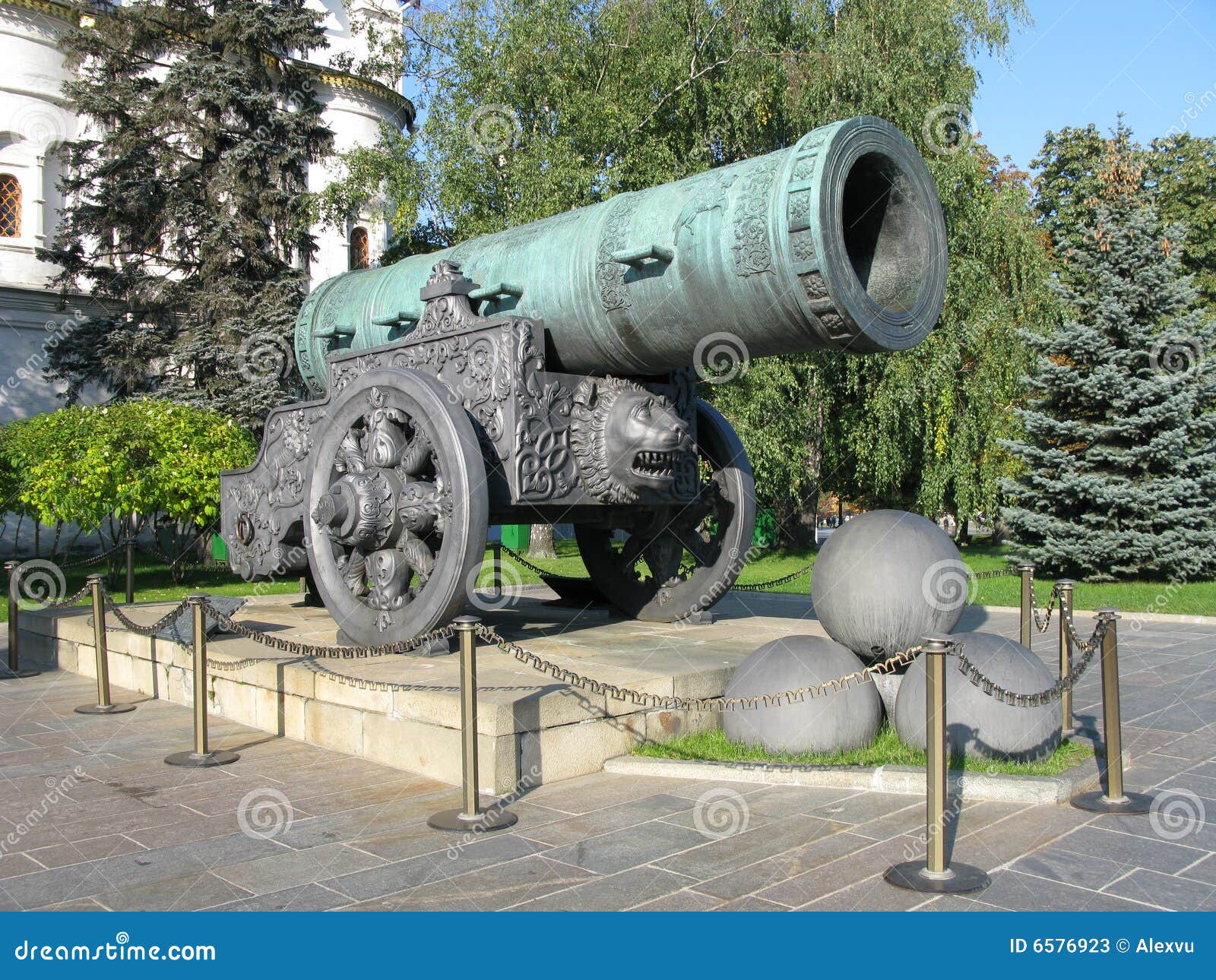 King-cannon (Tsar-pushka) stock image. Image of cannon - 6576923