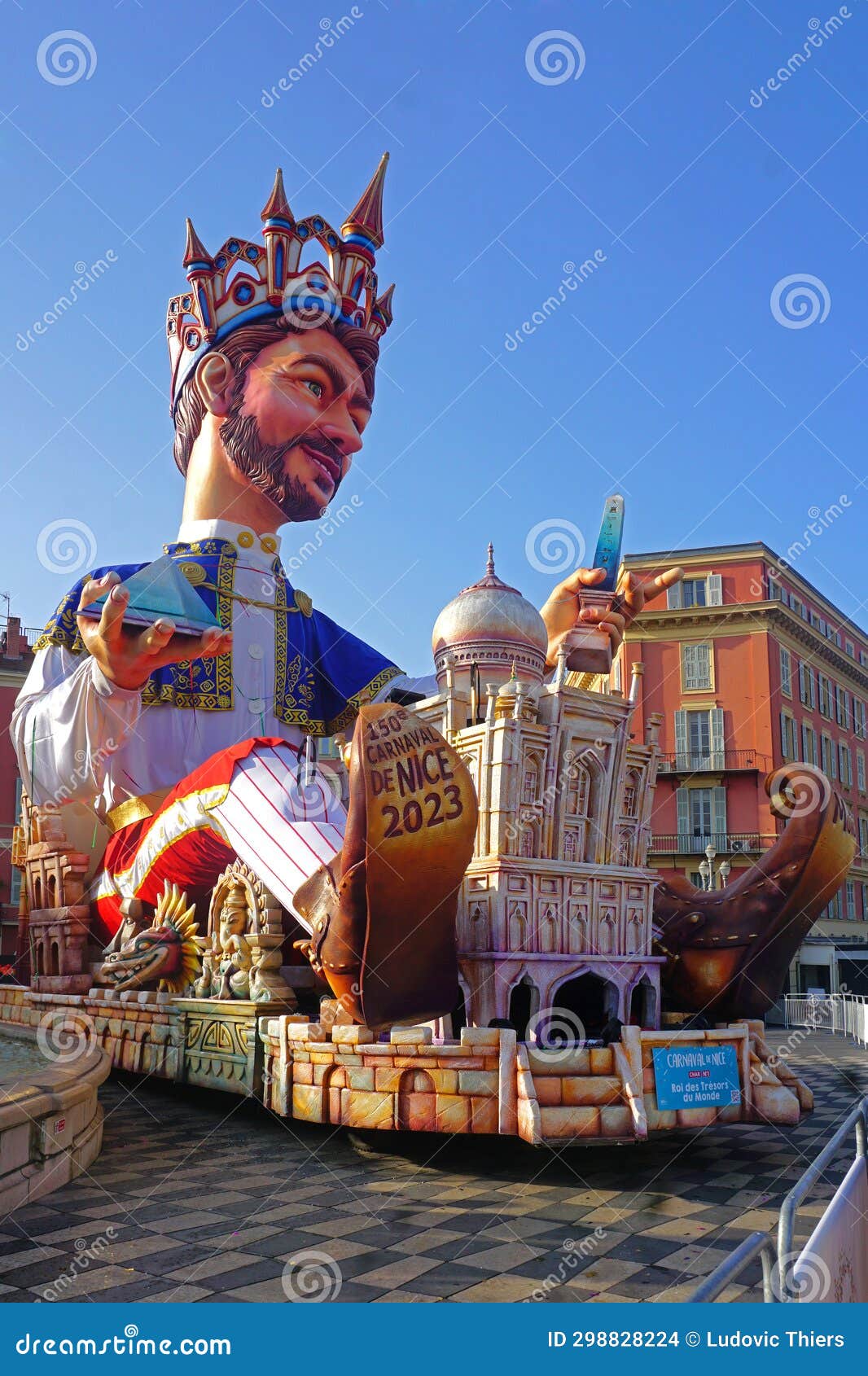 King Carnival Float of the Nice Carnival 2023 Editorial Stock Image ...