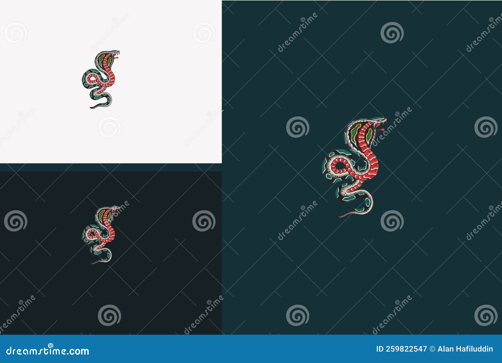 King Cobra Vector Illustration Artwork Design Stock Vector ...