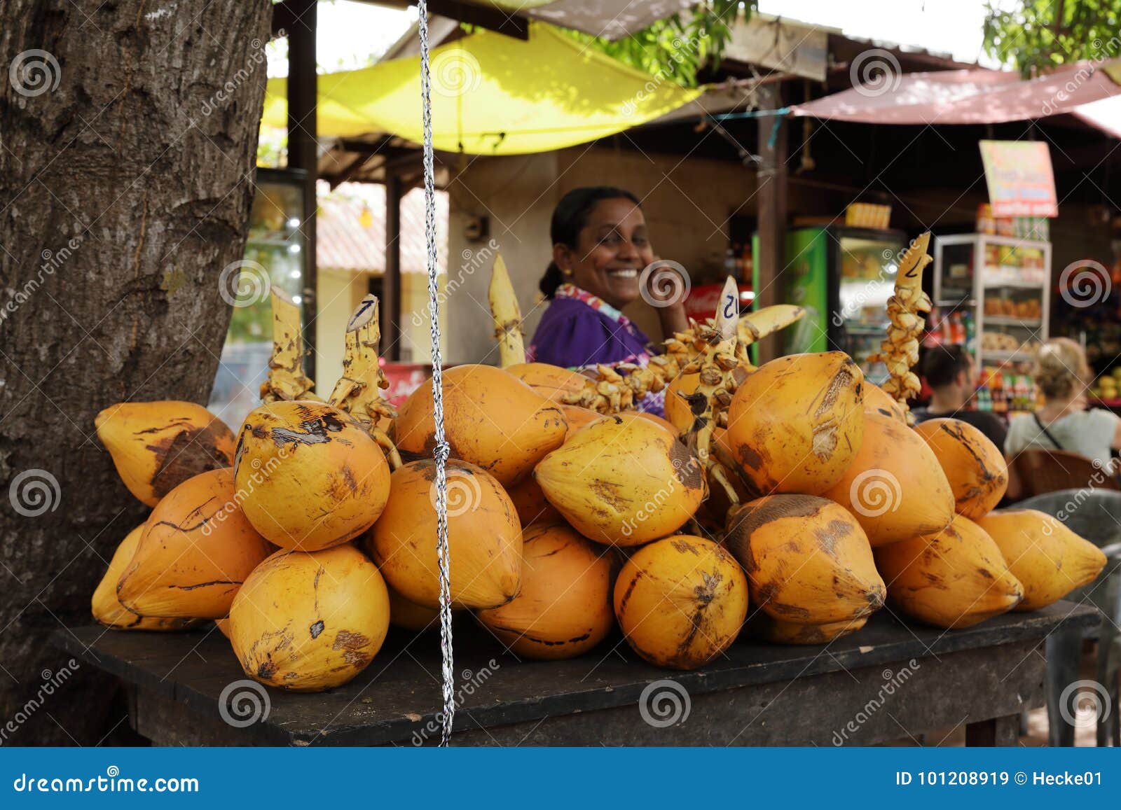 King Coconut Sale in Sri Lanka Editorial Stock Image - Image of ...