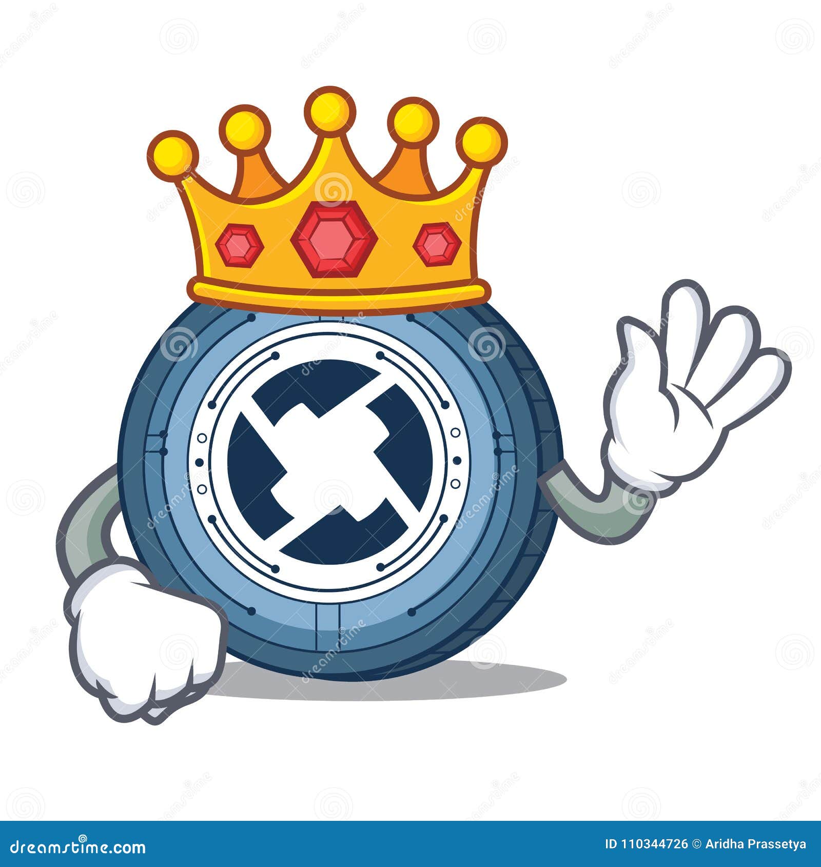 King 0X Coin Mascot Cartoon Editorial Photo - Illustration of character ...