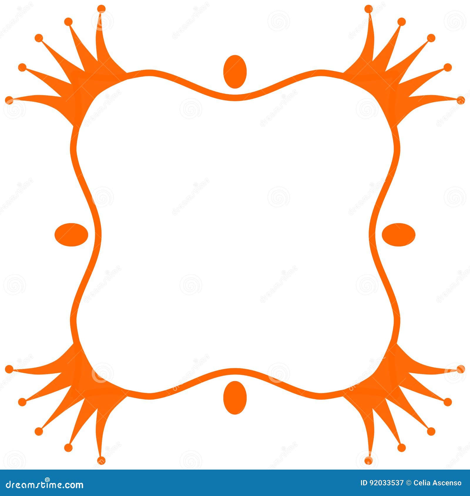 King Crown frame border stock illustration. Illustration of filigree ...