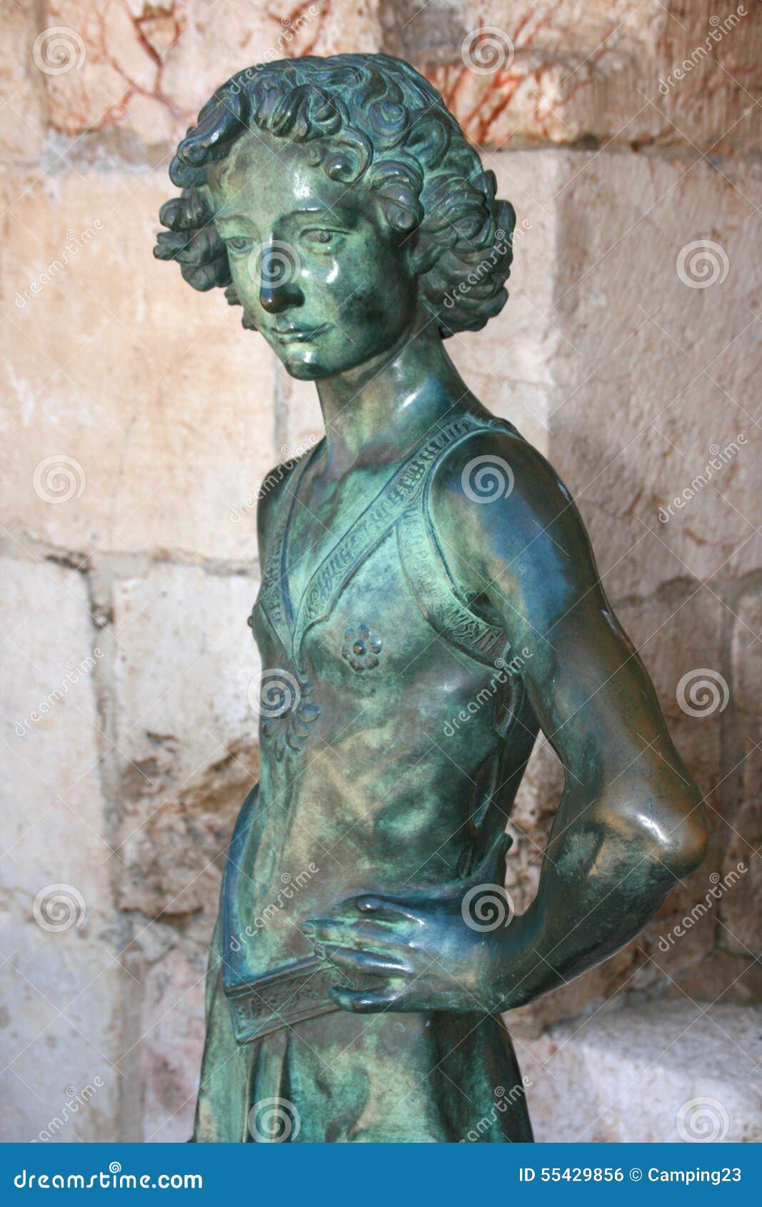 King David Statue, Jerusalem, Israel. Stock Photo - Image of israel ...