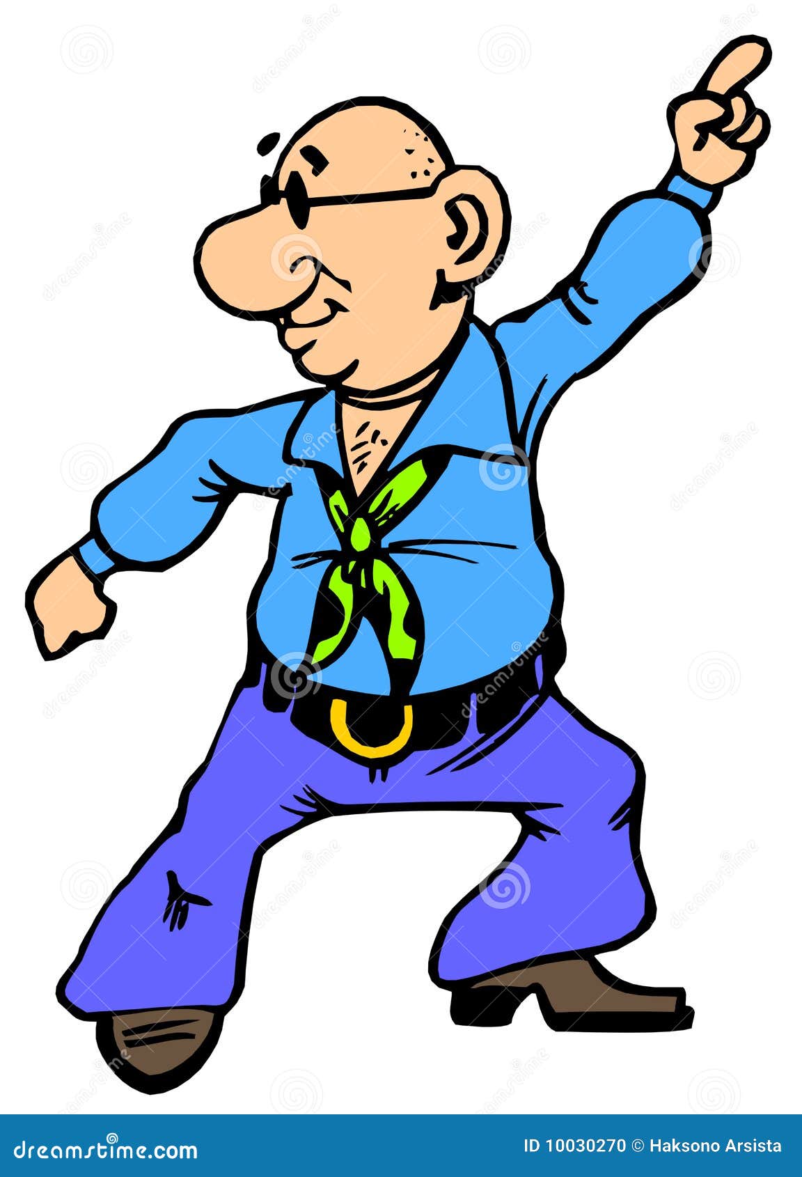 King of disco stock illustration. Illustration of hair - 10030270