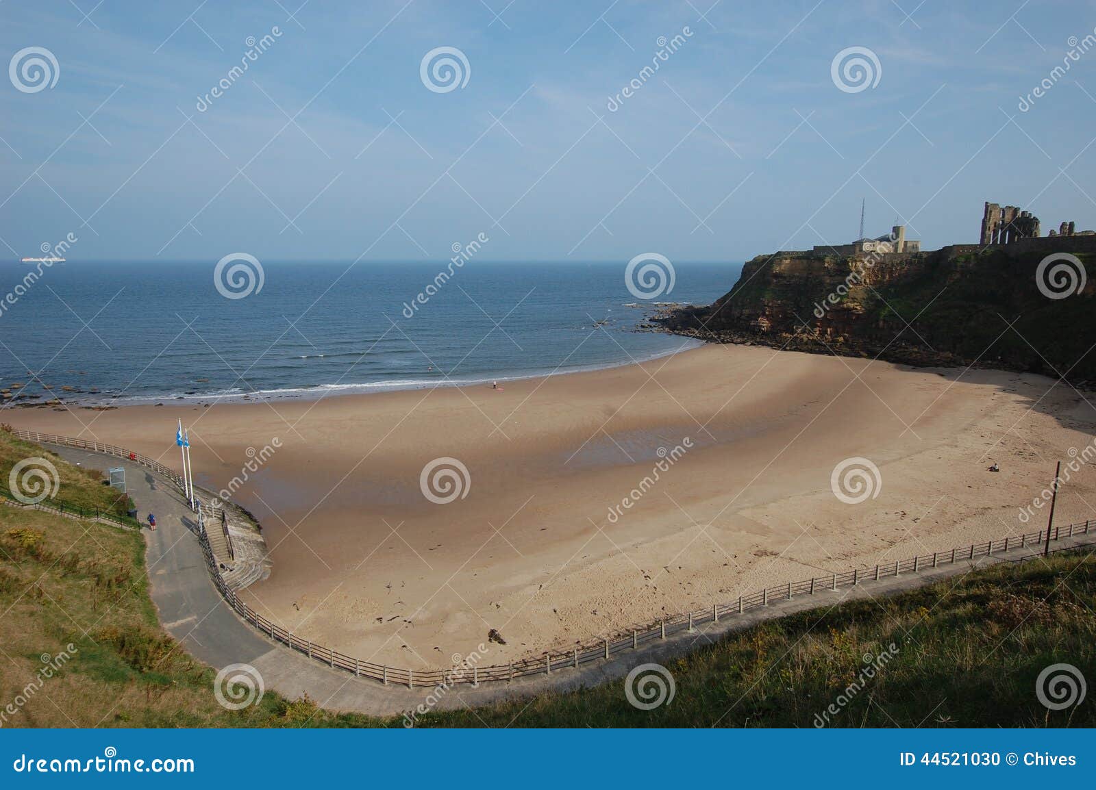 King Edward S Bay Tynemouth Stock Photo - Image of edward, sand: 44521030
