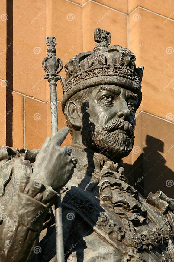 King Edward Statue - Australia Stock Photo - Image of magesty ...