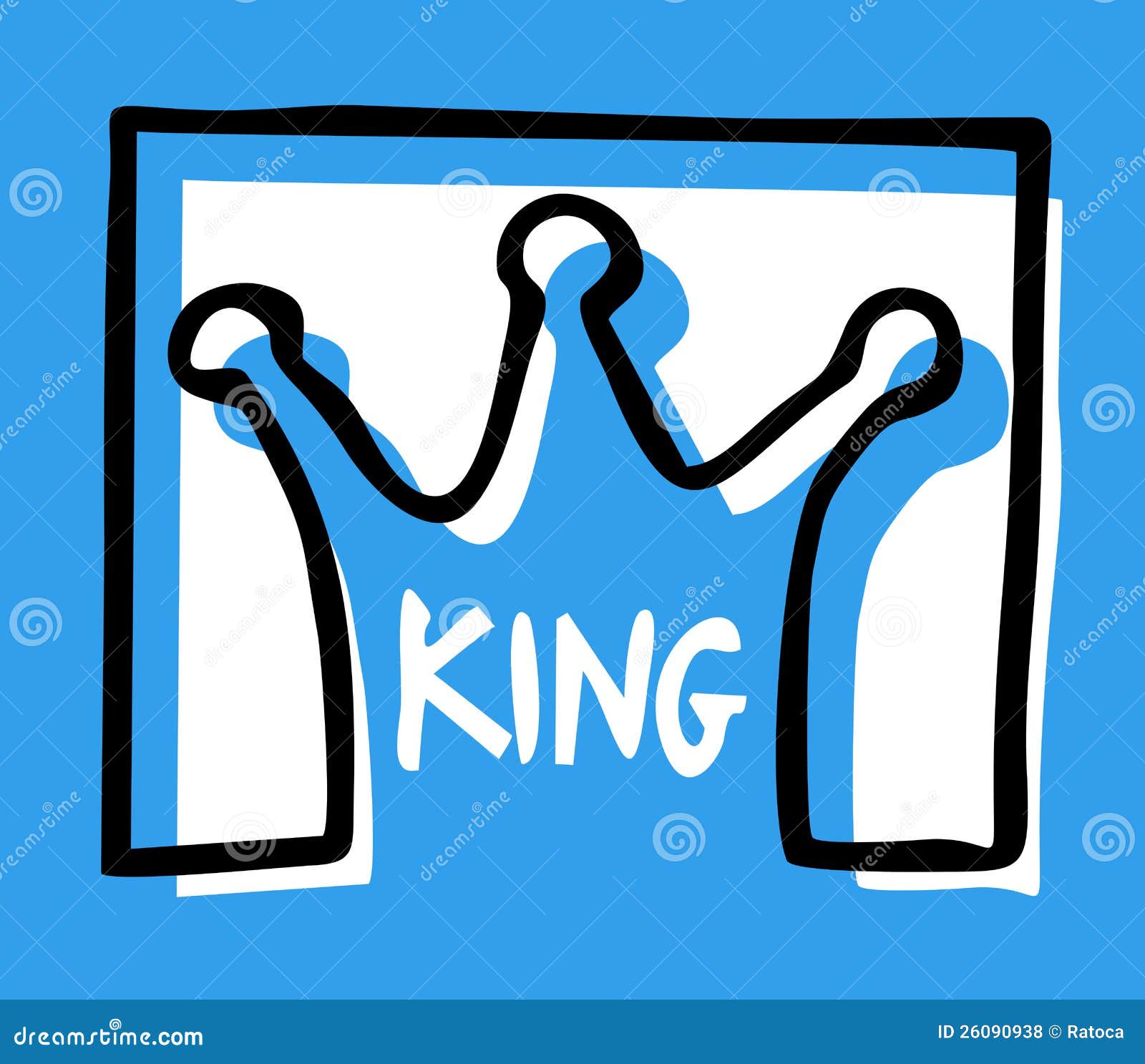 King emblem stock vector. Illustration of insignia, medieval - 26090938