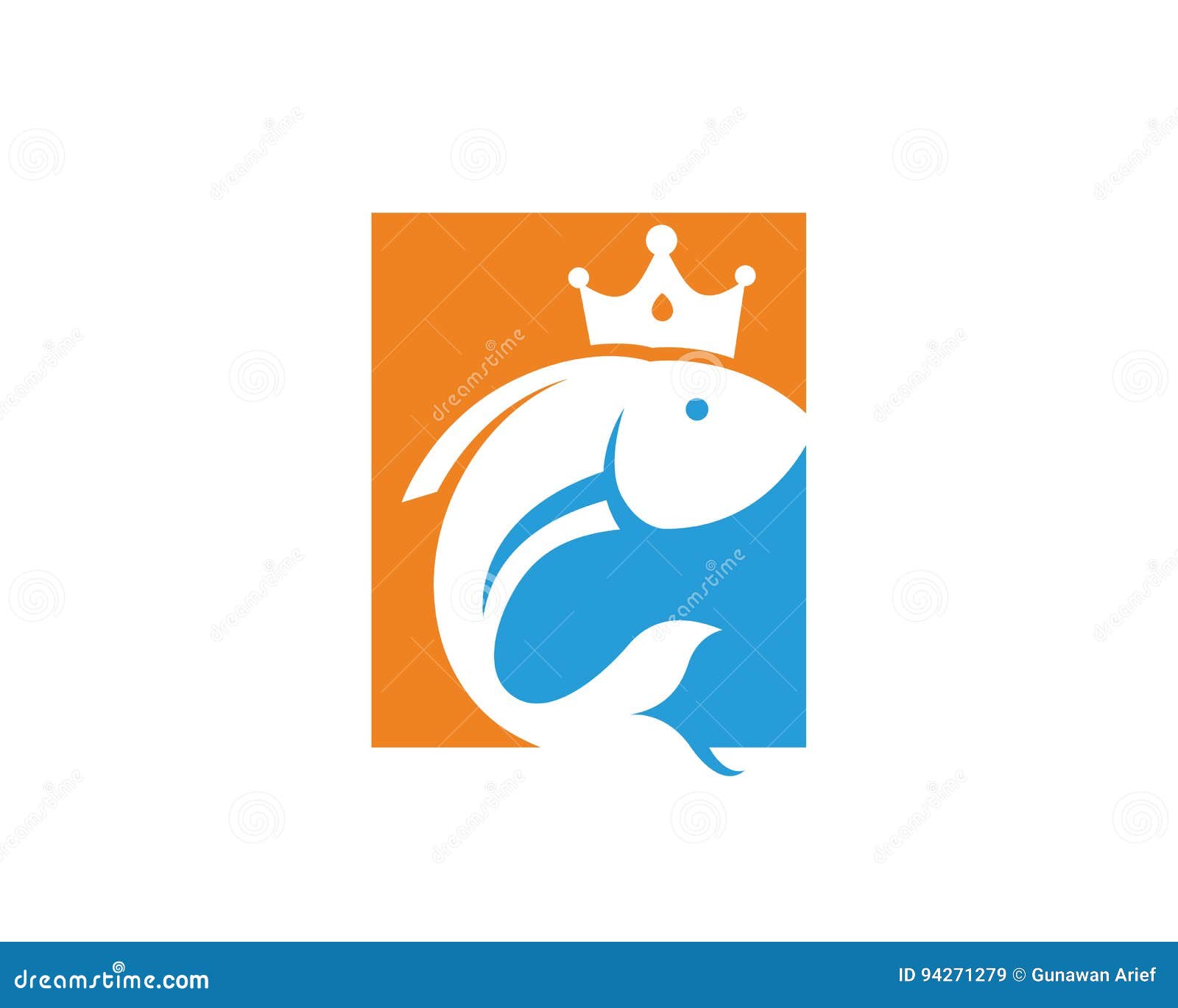 King Fish Logo Template Design Vector, Emblem, Design Concept, Creative ...