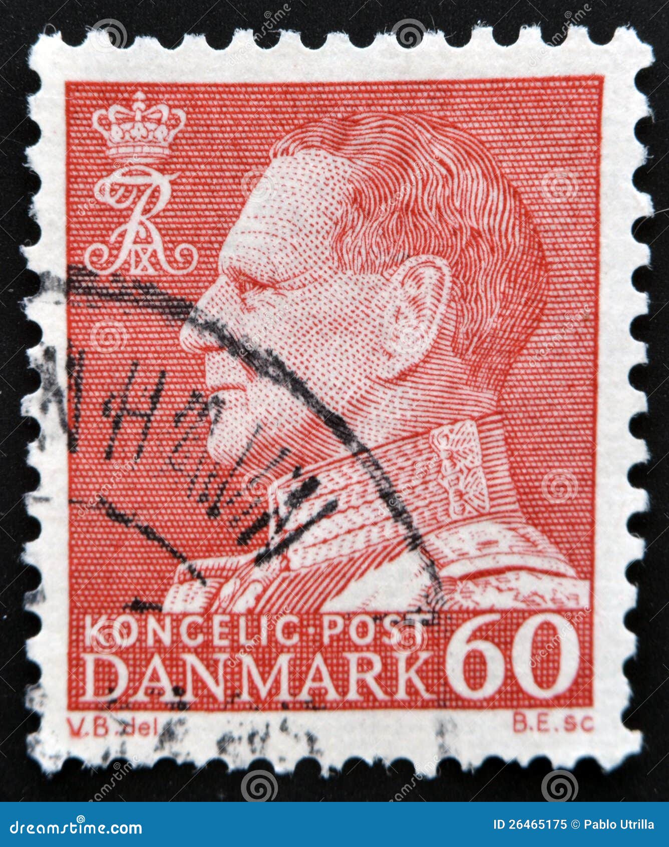 King Frederick IX editorial image. Image of postal, print - 26465175
