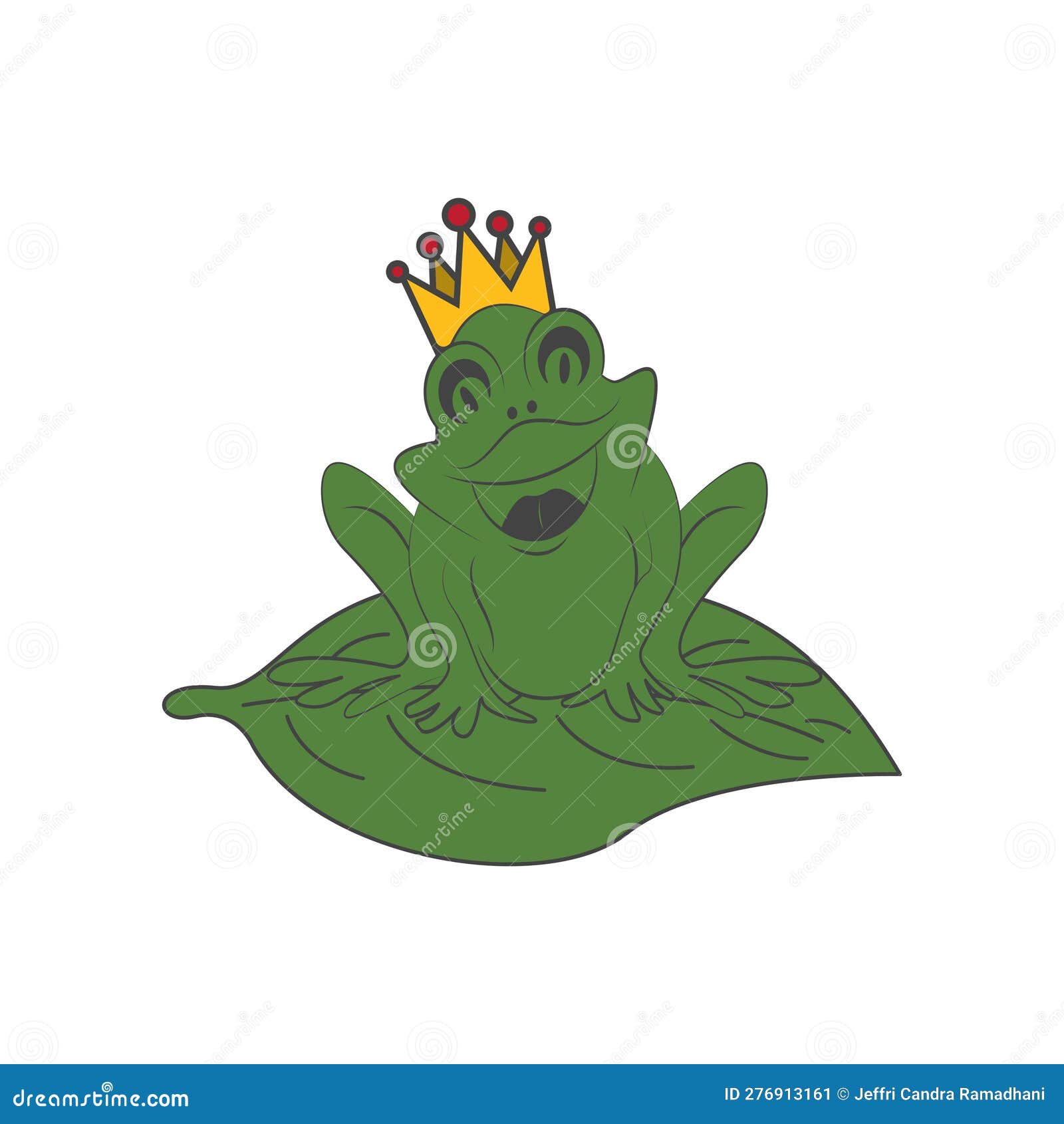 King Frog Logo Icon Template Design Stock Vector - Illustration of ...