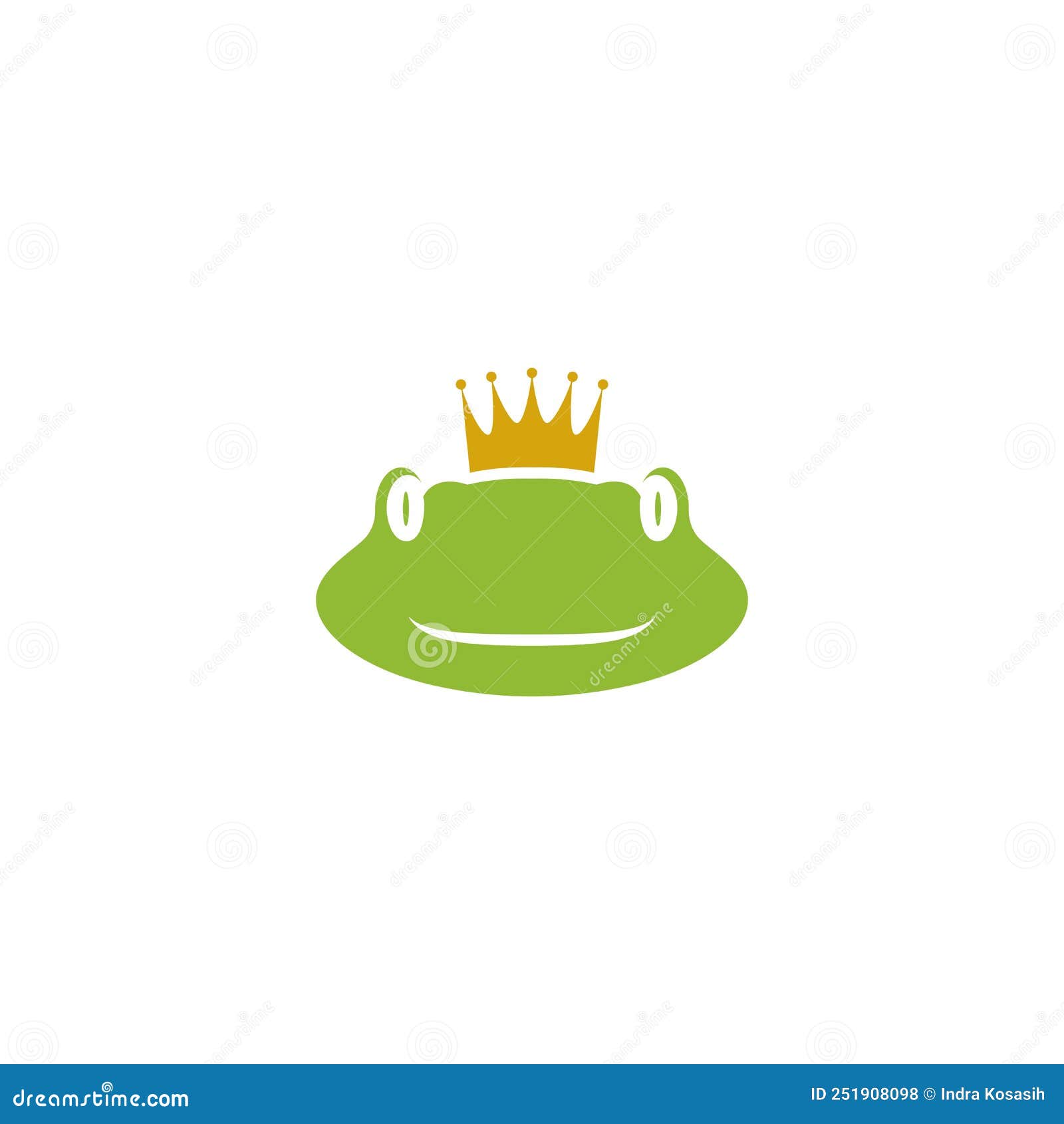 King Frog Logo Template Vector Stock Vector - Illustration of jump ...