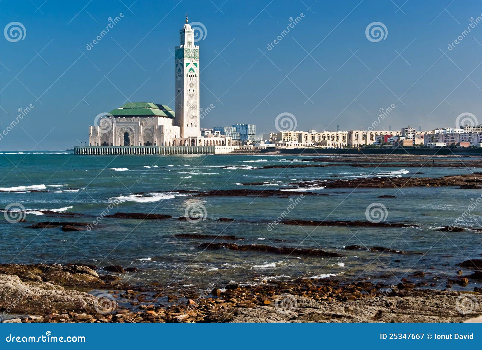 King Hassan II Mosque, Casablanca, Morocco Royalty Free Stock ...