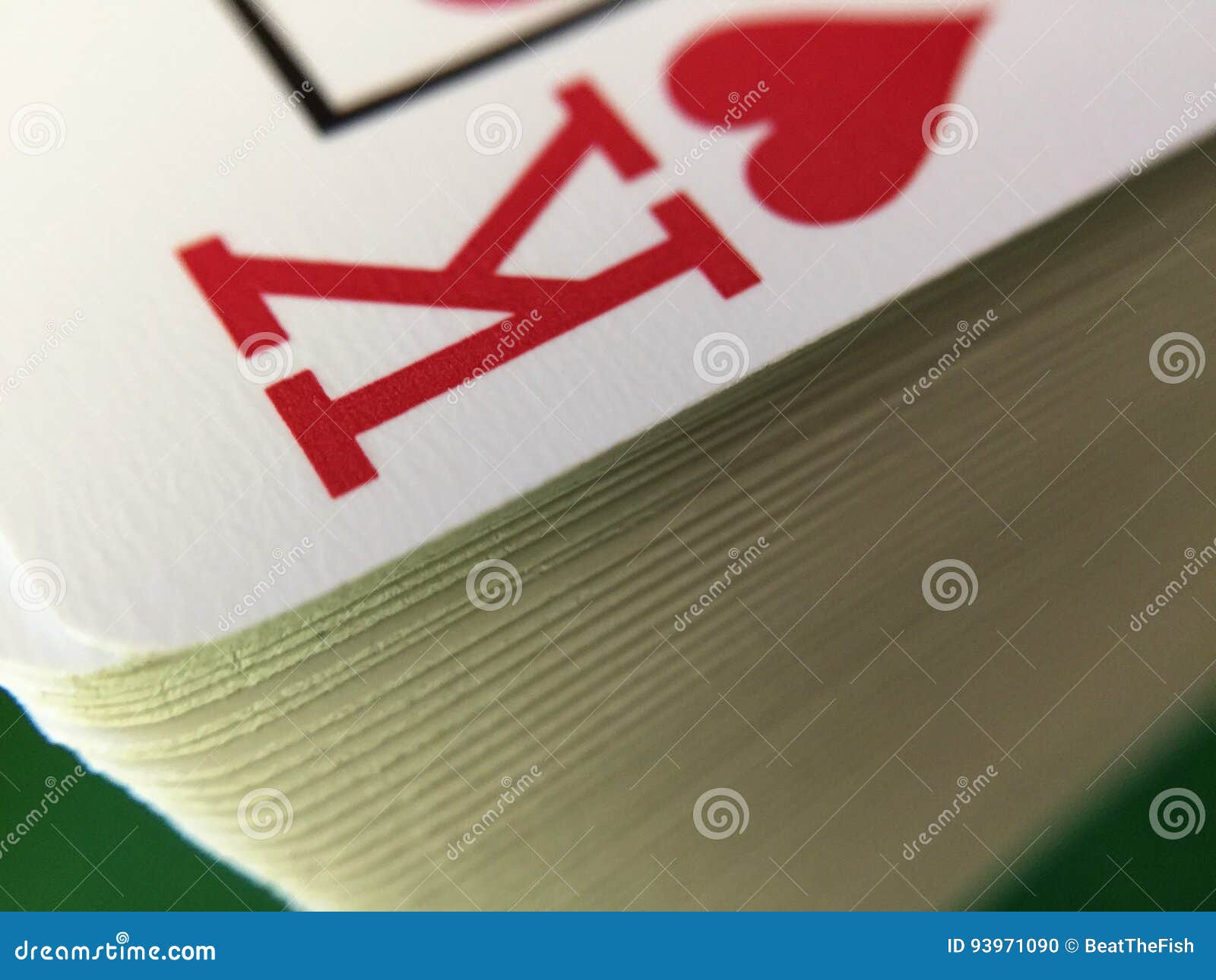 King of Hearts Macro stock photo. Image of green, cards - 93971090
