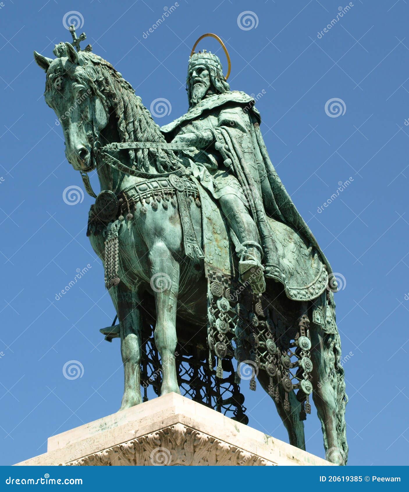 King Istvan stock image. Image of statue, figure, royalty - 20619385