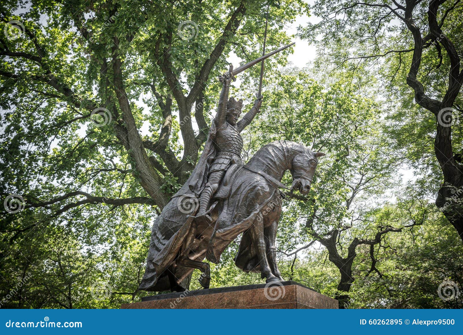King Jagiello Monument, Central Park New York Editorial Image - Image ...