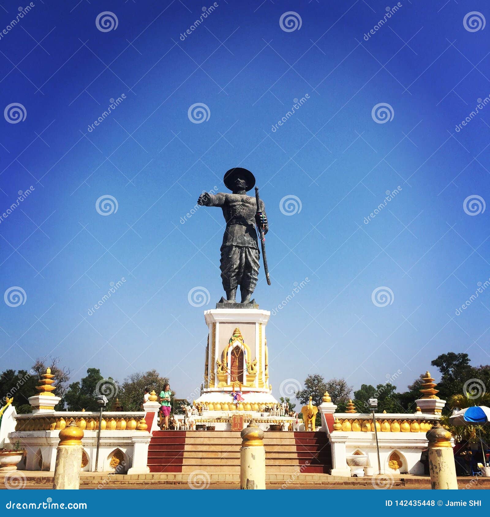 King of Laos editorial stock photo. Image of river, king - 142435448