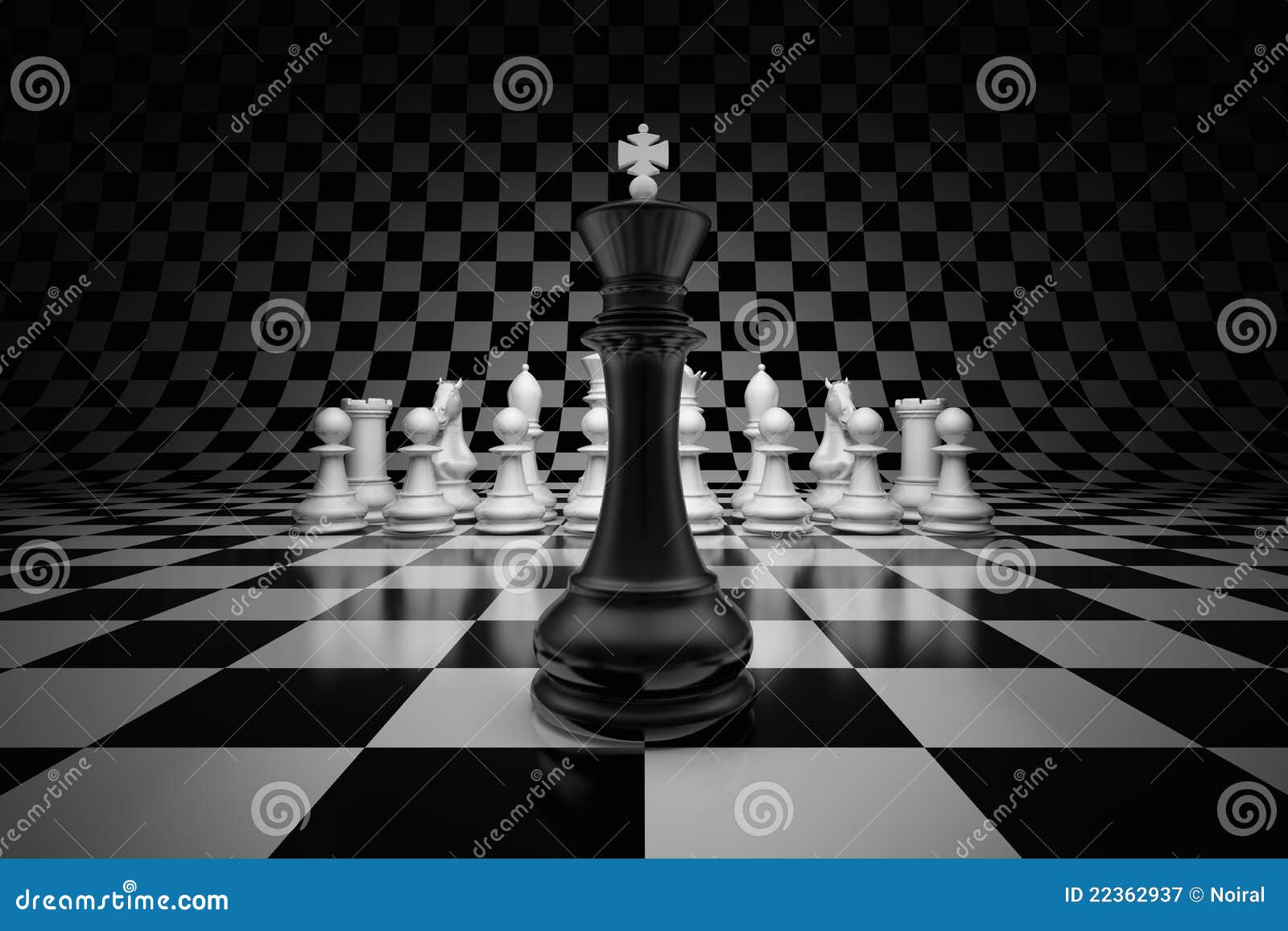 King of the leader stock illustration. Illustration of checkerboard ...