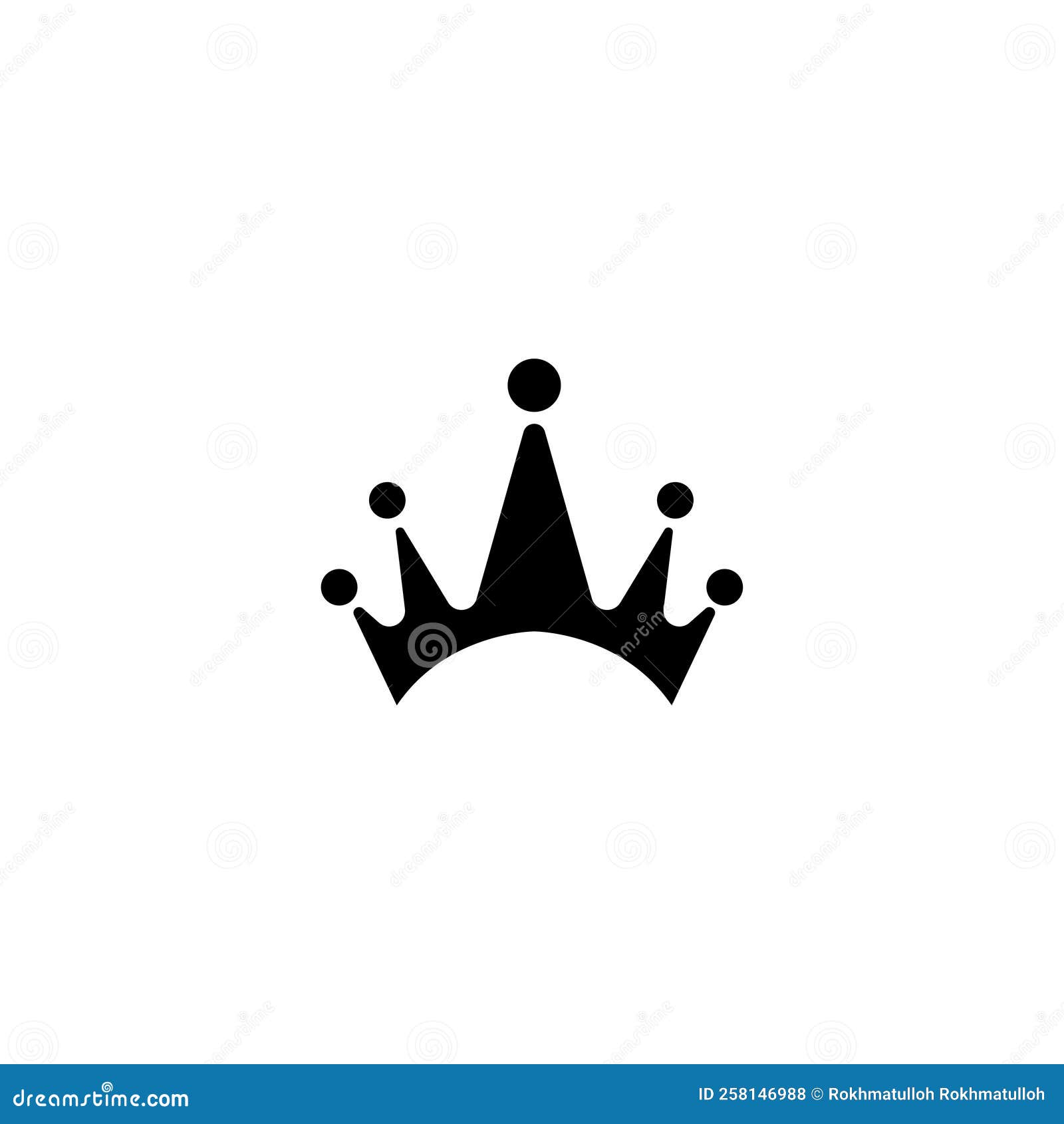King Logo Icon Illustration Crown Design Vector Stock Vector ...